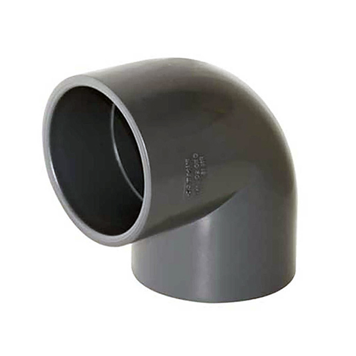 زانو 90درجه یکسردنده 63سانتی UPVC - ایران فواره